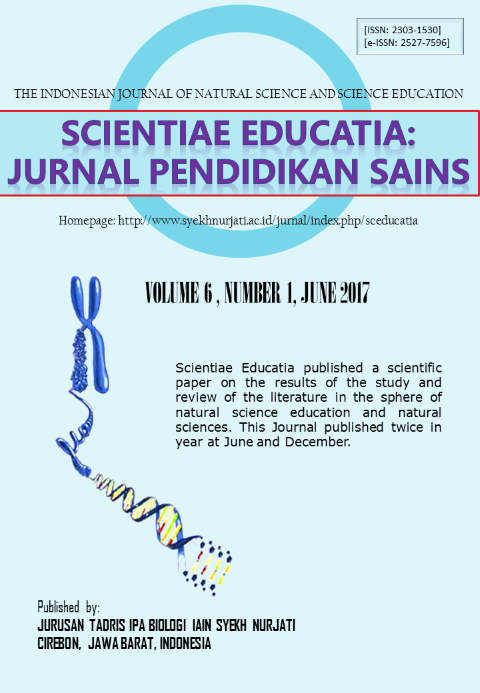 Scientiae Educatia: Jurnal Pendidikan Sains